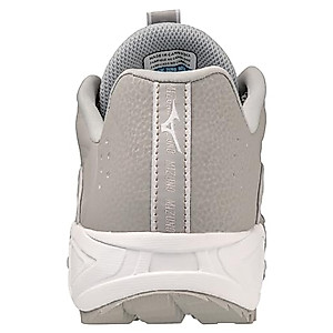 Mizuno Women's Ambition 3 FP Low AS Softball Cleat, Grey-White, 5.5