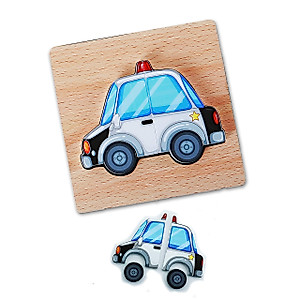 Wooden Educational Jigsaw Puzzles - Toddler Preschool Game – Kids Learning Toy - Learn Color & Shapes - Driddle…