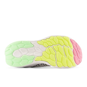 New Balance Women's Fresh Foam X 1080 Unlaced, White/Black/Vibrant Green/Bubblegum, 7.5