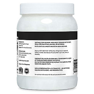 Amazon Brand - Happy Belly Unrefined Organic Virgin Coconut Oil, 54 fl oz (Pack of 1) (Previously Solimo)