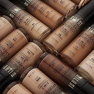 Milani Conceal + Perfect 2-in-1 Foundation + Concealer - Golden Beige (1 Fl. Oz.) Cruelty-Free Liquid Foundation - Cover Under-Eye Circles, Blemishes & Skin Discoloration for a Flawless Complexion