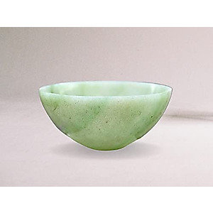 Green Aventurine Crystal Bowl - 2" Gem Stone Bowl for Altar Offering Bowl