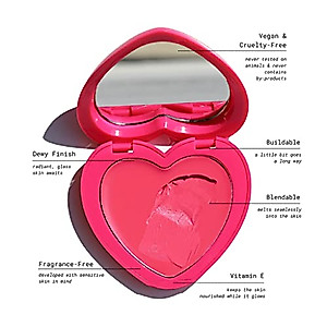 Half Caked Candy Paint Cheek + Lip Tint - Clean, Vegan & Cruelty-Free Makeup for Natural Rosy Glow, Dewy Finish, Enriched with Vitamin E, Perfect for dry or sensitive skin, 5g