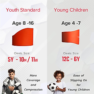 Tactia Soccer Lace Bands Youth – Premium Silicone – Soccer Cleat Lace Bands, Cleat Lace Covers, Lace Bands for Soccer Cleats, Soccer Shoe Lace Bands (2 Pairs, Youth, Green & Red)