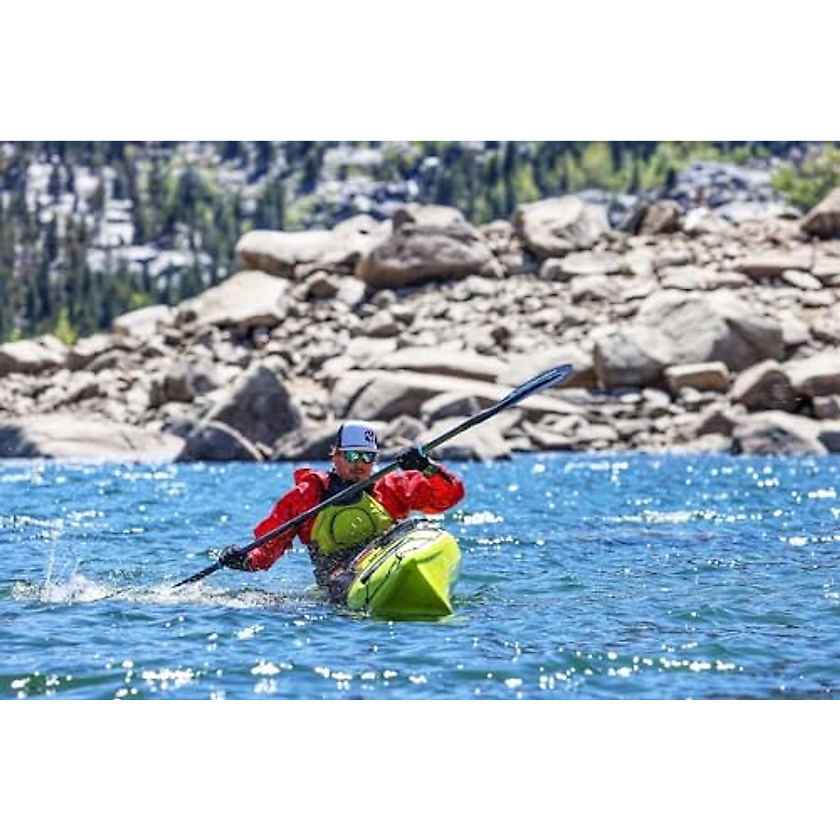 Wilderness Systems Tsunami 145 | Sit Inside Touring Kayak | Kayak with Rudder | 14' 6" | Infinite Yellow