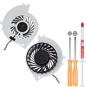 ARLBA New Internal PS4 Cooling Fan Replacement for Sony PlayStation 4 Game Consoles CUH-1100A CUH-1115A CUH-1000A CUH-1001A 1006A CUH-10XXA CUH-11XXA KSB0912HE CK2M 500G Series w/Repair Tools kit