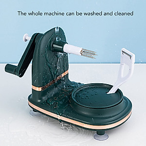 Fruit Apple Vegetable Peeler Slicer Corer, Sturdy Base for Stability, Durable Stainless Steel Blades for Apples, Pears, and More Versatile Kitchen Tool for Fruits and Potatoes