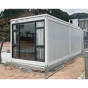 Custom 20x20ft Container Glass House Lawn Bedrooms Garden Bathroom Lounge Patio Storage Living Bnb Loft Yard Office Studio Window Freelance Renting Vacation Fishing Home