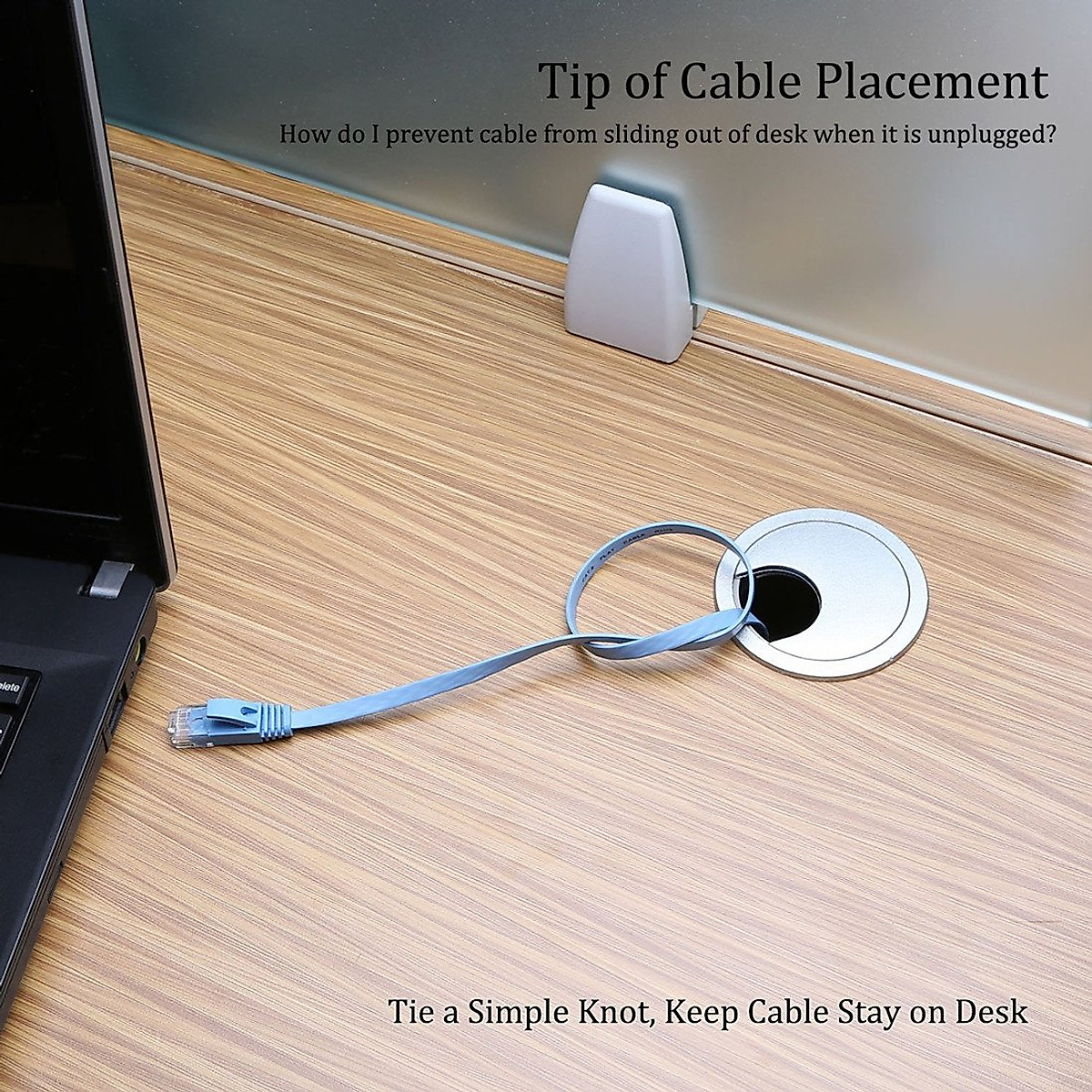 CelerCable - Flat Ethernet Cable Shielded(STP) Cat7 100ft with Snagless RJ45 Connectors, Long Slim Network Cable Flat Cat 7 Ethernet Patch Cable, Internet Patch Cable Computer Networking Cord (White)