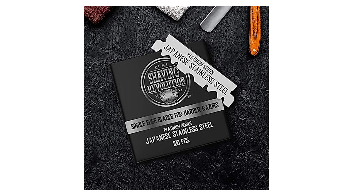 Single Edge Barber Razor Blades - 100 Count