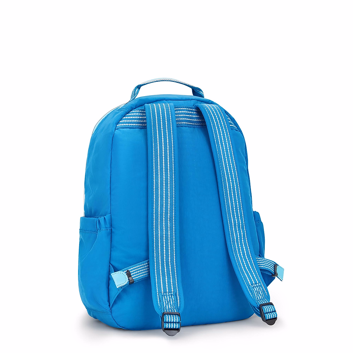 Kipling Women's Seoul 15" Laptop Backpack, Durable, Roomy with Padded Shoulder Straps, Built-in Protective Sleeve, Eager Blue Fun, 13.75''L x 17.25''H x 8''D