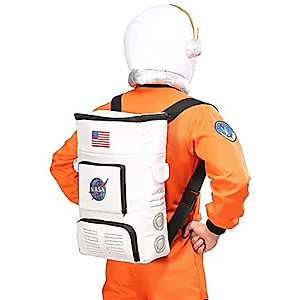 Fun Costumes Adult Astronaut Backpack Standard White