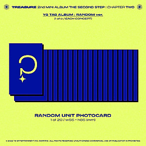 dreamus TREASURE 2nd MINI ALBUM [THE SECOND STEP : CHAPTER TWO] YG TAG ALBUM Random ver.