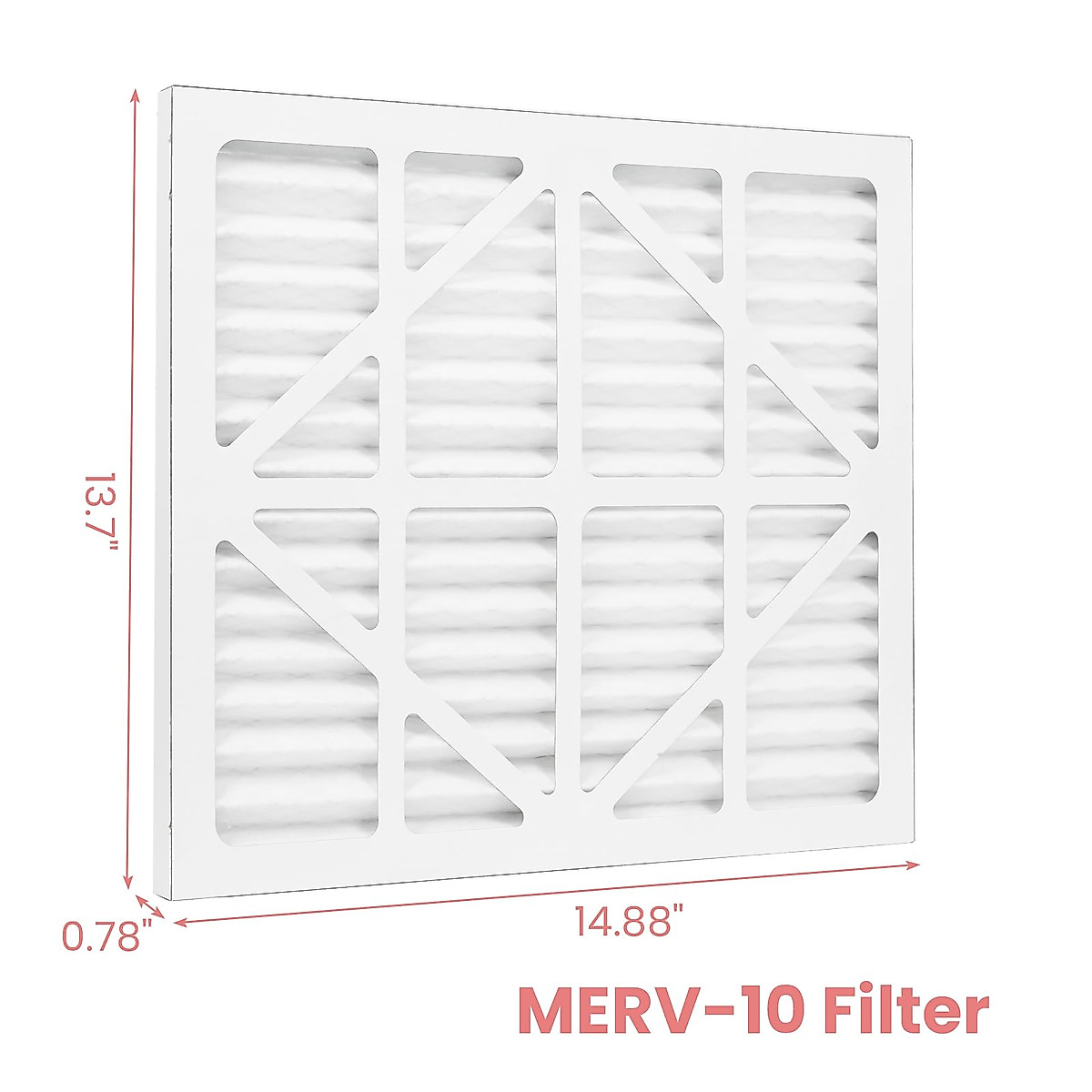 Abestorm MERV-10 Filter Replacement Set Replacement Filters for Filterair HEPA 550 Air Scrubber (5Pack)