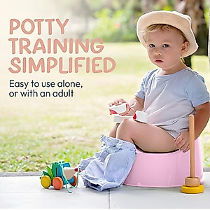 Apybaby Potty Training Seat | Safe Potty Training Toilet Seat for Boys & Girls | Slip Resistant & Comfortable Toilet Chair for Kids & Toddlers | Lightweight & Portable (Snow White)