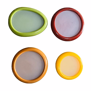 Silicone Fruit Storage Box Transparent Film Fruit and Vegetable Preservation Box Set - Keep Produce Fresh - Ideal for Kitchen and Home (4 PCS)