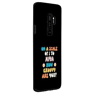 Galaxy S9+ MIYA Cute Retro Girls Groovy MIYA Personalized Name Case