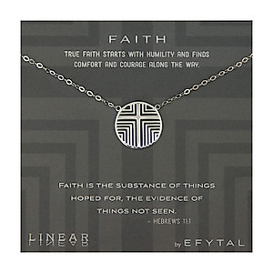 EFYTAL Confirmation Gifts For Teen, Sterling Silver Cross Necklace for Women, First Communion Gifts, Baptism Gifts for teen|women, Small Cross Necklace for Women, Religious Gifts for Women