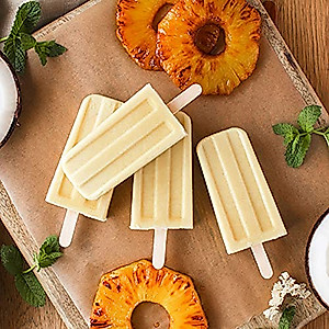 Silicone Popsicles Molds,Popcylce Molds,Food Grade Reusable Popsicle Molds for Kids,Homemade Popsicles Molds,Ice Cream Mold,Ice Pop Molds Maker with Popsicle Stick,Popsicle Bag,Funnel (Blue)