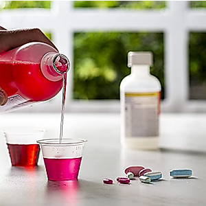 (300 Count 1oz) Disposable Medicine Cups with Embossed Measurements Marking, for liquid and dry medication, By Care Plus