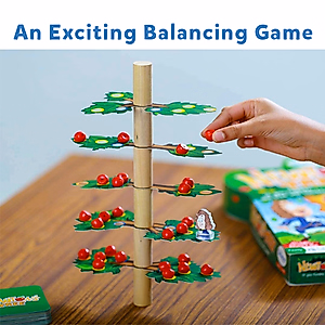 Skillmatics Newton's Tree | Fun Family Game of a Tumbling Tree | Balancing, Stacking, Strategy and Skill Building | Gifts for 6 Year Olds and Up