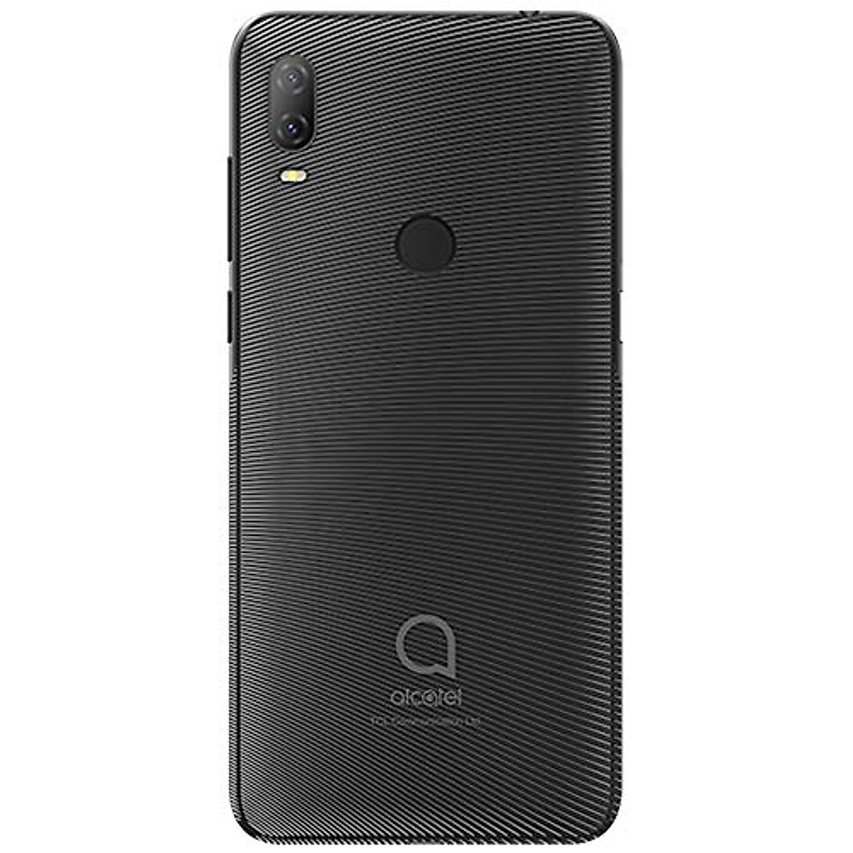 Alcatel 1V 2020 (32GB, 2GB) 6.22" HD+ Display, 4000mAh Battery, Fingerprint Sensor, GSM Unlocked US 4G LTE (T-Mobile, AT&T, Metro, Straight Talk) International Model 5007A (Metallic Black)