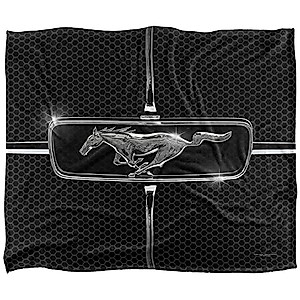 Ford Blanket, 50"x60" 1965 Mustang Grill Silky Touch Super Soft Throw Blanket