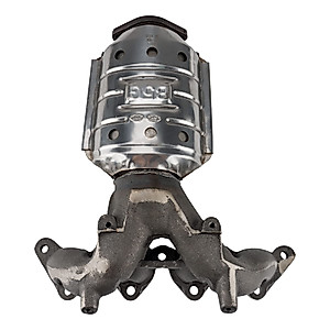 Prolenz Straight Outlet Catalytic Converters Replacement for E-lantra 2004, 2006, 2009-2012, Soul 2010, Spectra 2005-2008, Tiburon 2007-2008,Catalytic Convert with Protective Cover only 1 oxygen hole