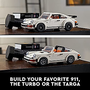 LEGO Icons Porsche 911 10295 Building Set, Collectible Turbo Targa, 2in1 Porsche Race Car Model Kit for Adults and Teens to Build, Gift Idea