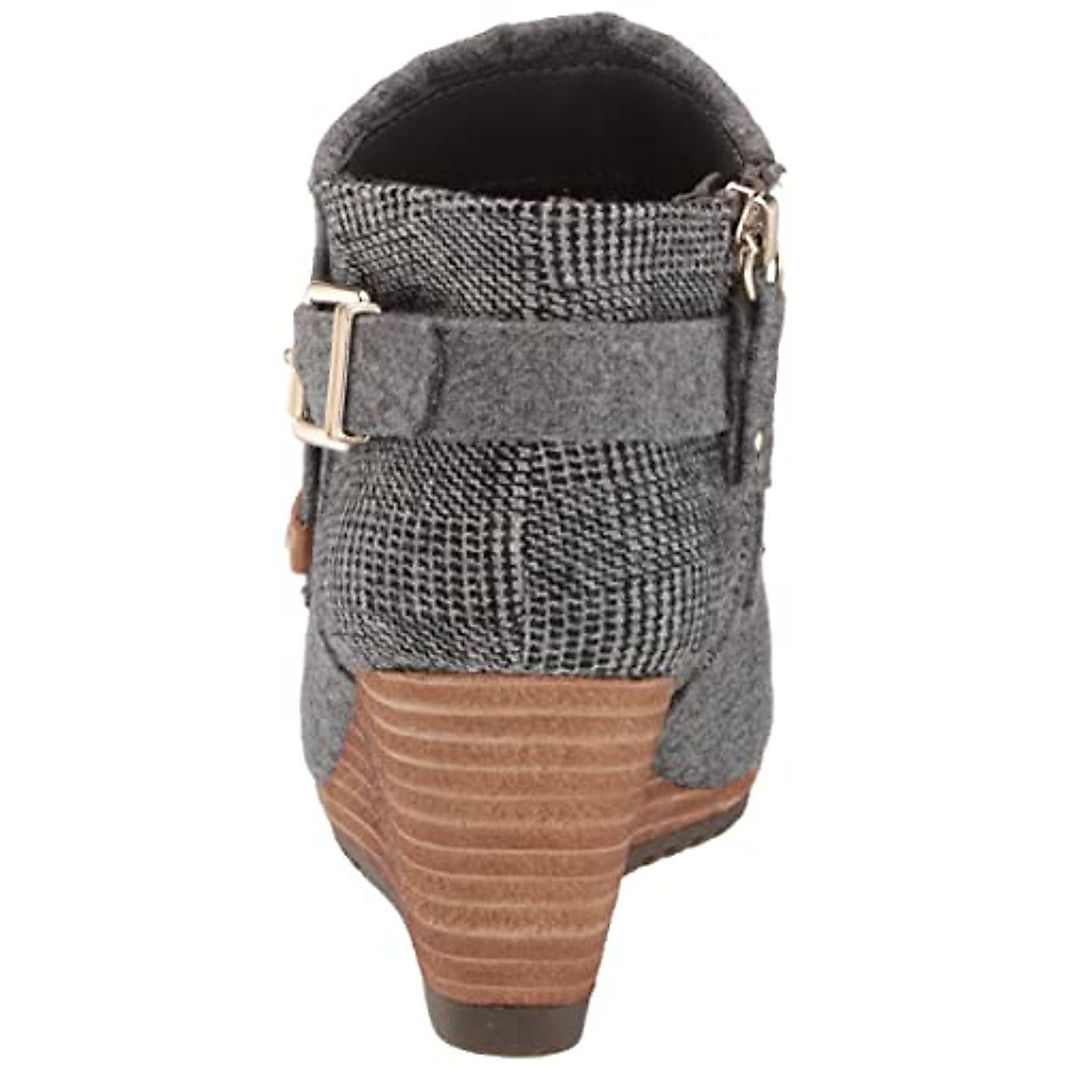 Dr. Scholl's Womens Create Ankle Bootie Mid Grey Flannel 9