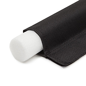 One-Sided Under Door Draft Stopper for Underdoer Seal, Soundproof Foam Noise Blocker for Bottom of The Door, 36 in, Black