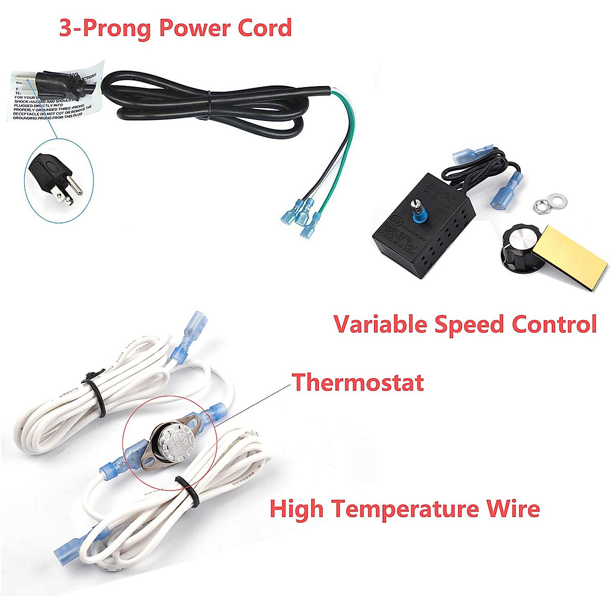 BLOT BLOTMC Fireplace Blower Kit for Monessen Hearth, Martin Fireplaces, Monessen Fireplace Blower Martin Fireplace Blower Replacement, Blower Kit for Majestic Martin 400DVB Direct Vent Series