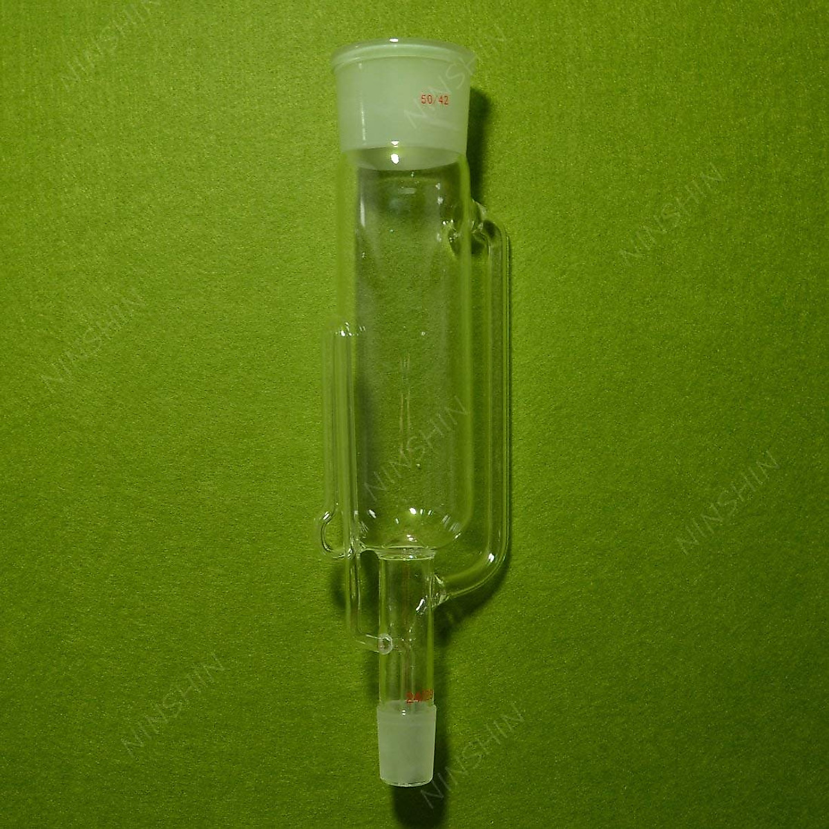 NANSHIN lab Glass,Soxhlet Extractor(24/29 50/42 Joint) with Glass Thimble(45mmX140mm)