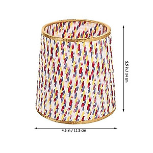 Artibetter desk lamp shell iron ceiling lamp girl conical to weave floor lamp cover lighting lampshade floor light rustic woven lampshade chandelier bohemian decorate floor lamp