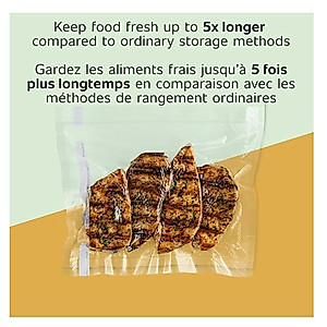 28-Piece Vacuum Seal Rolls and Vacuum Seal Bags Multipack Set (25 Bags / 3 Rolls)