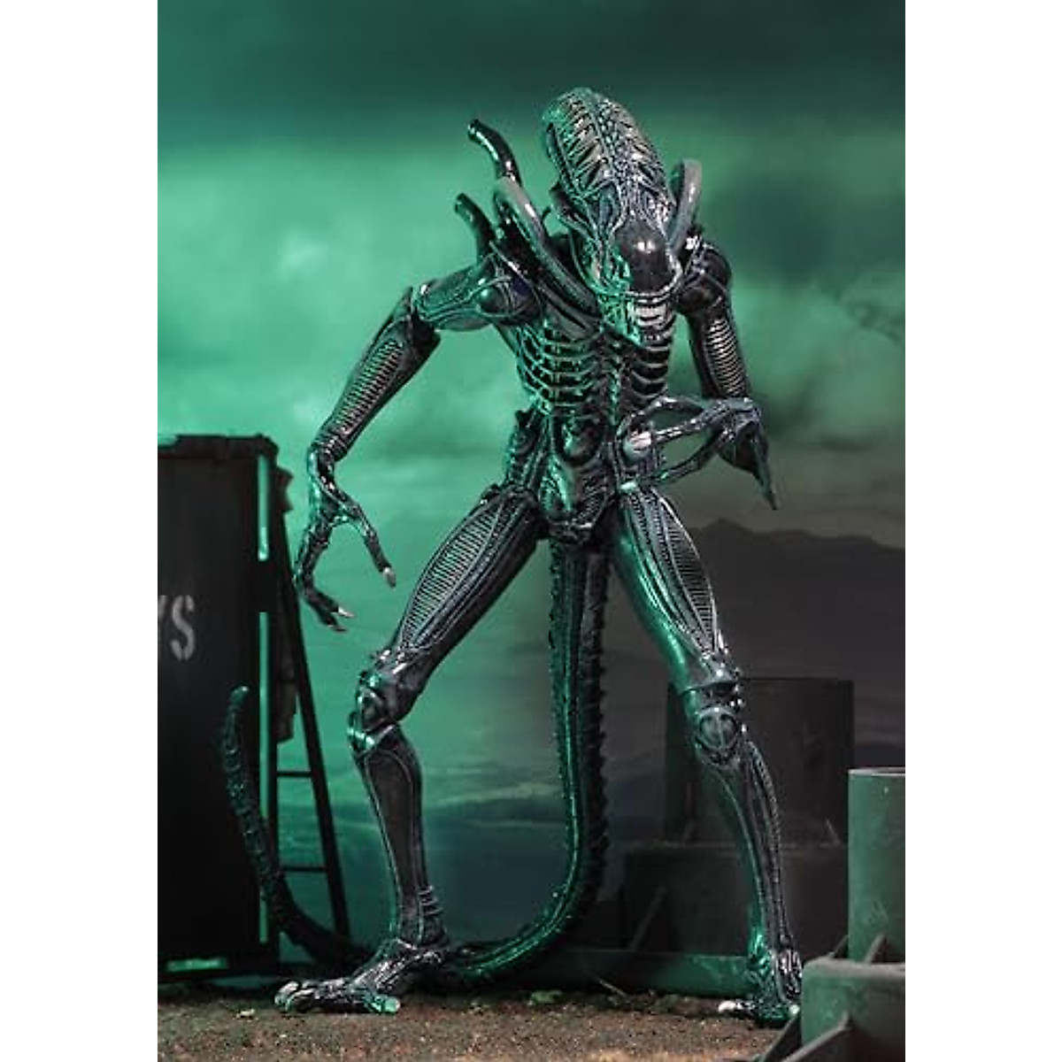 NECA - Alien- 7" Scale Action Figures - Ultimate Warrior - (1986) Blue Alien