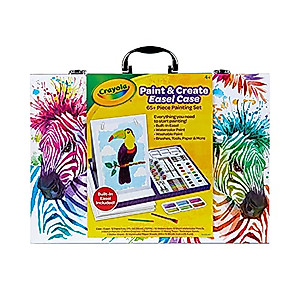 Crayola Table Top Easel & Art Kit (65 Pcs), Kids Painting Set, Gifts for Kids, Ages 4+