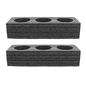 2pcs Milk Tea Drink Cup Holder Foam Cup Holder Foam Drink Holders Coffee Cup Carrier Whiskey Glass Server Car Items Cup Carrier Tray Takeout Cup Juice Glass Pearl Cotton re-usable