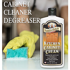 Parker and Bailey Kitchen Cabinet Cream-Wood Cleaner-Grease Remover 16 oz (1)