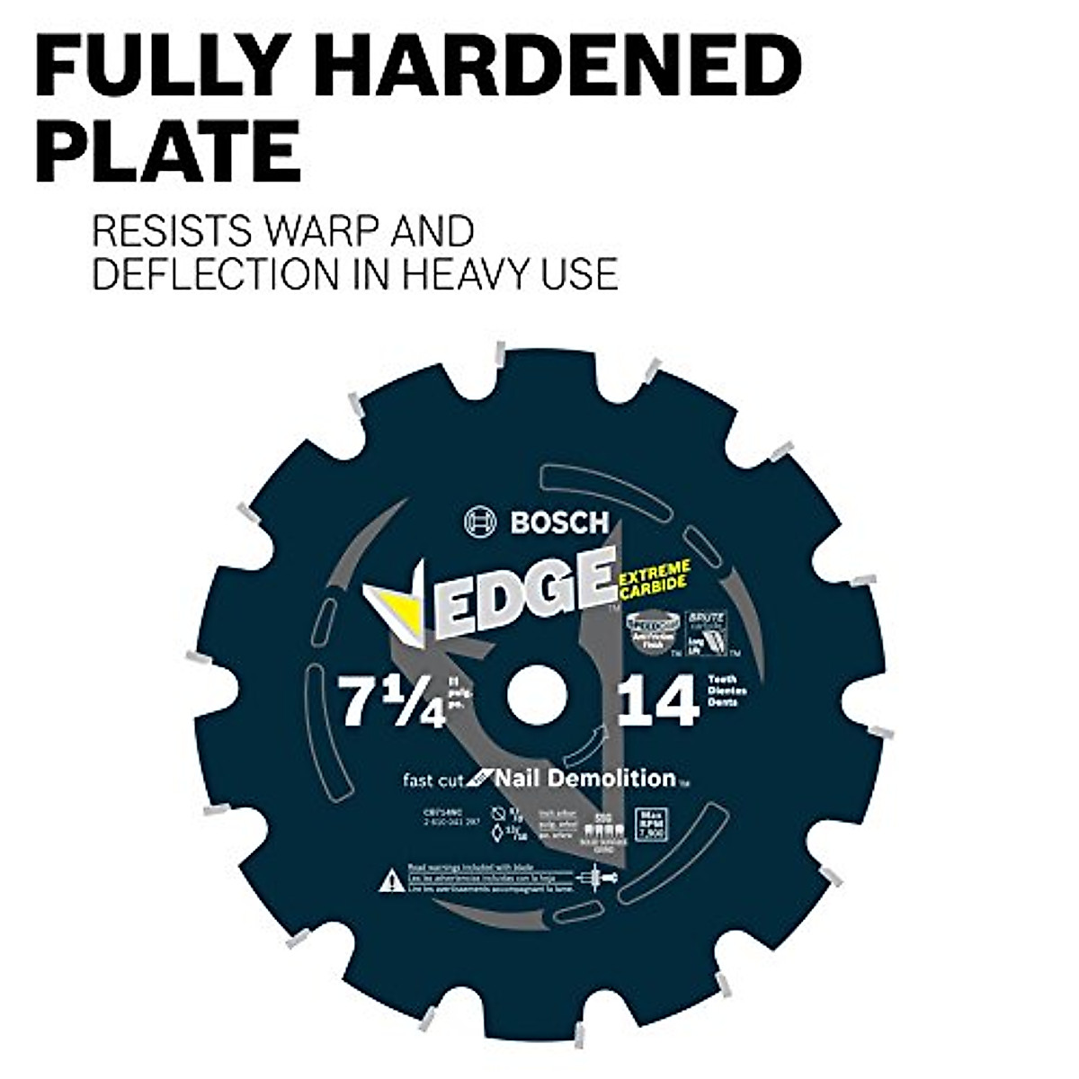 Bosch PRO82518NC 8-1/4 In. 18 Tooth Nail Cutting/Remodeling Circular Saw Blade