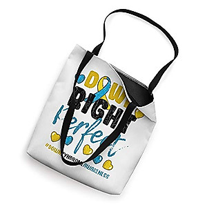 Down Right Perfect Downs Syndrome Awareness Happy Gift Tote Bag