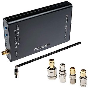 NooElec HackRF Complete Bundle - Genuine HackRF One Software Defined Radio (SDR) with 0.5PPM TCXO in a Custom Black Aluminum Enclosure. ANT500, USB Cable & SMA Adapter Bundle Included