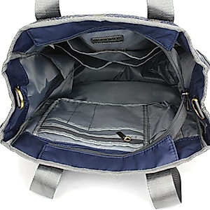 CHALA CV-Venture Zip-Around Tote - Sunflower - navy