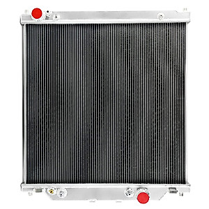 Primecooling 45MM 3 Row Aluminum Radiator for Ford F250 F350 Super Duty, Excursion 6.0L Turbo V8 Diesel 2003-2007