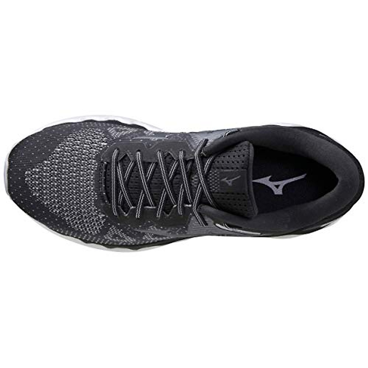 Mizuno Men's Wave Horizon 5 Running Shoe, Black/Lunar, 10