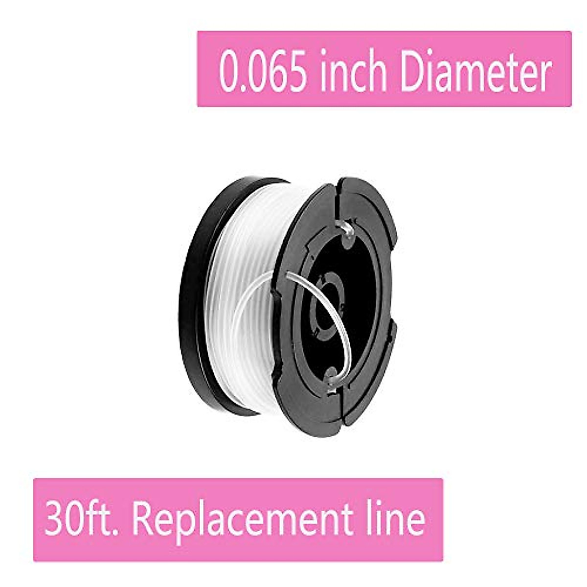 AF-100 Spool Replace AF100 AF-100-3ZP AF-100-BKP Compatible with GH900 GH600 GH610 String Trimmer 30ft 0.065" Trimmer Line Replacement Spool Refills (12 + 3 Pack) by TOPEMAI