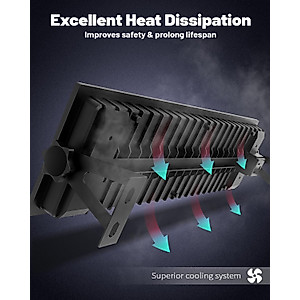 AGranTOP 2 Pack Linkable LED Shop Light - 100W 15000LM Aluminum Plug in Garage Light w/ 9.84ft Power Cord and On/Off Switch, 6500K Shop Lights for Garage, Workshop, Warehouse