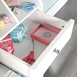Sauder Craft Pro Series Organizer Hutch, White finish