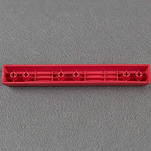 1 Set ESC Enter SpaceBar Keycap Thick PBT Key Caps OEM Height for Cherry MX Switches Gaming Mechanical Keyboard (Red)