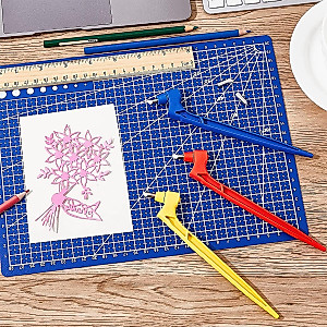 Abizarch Craft Cutting Tools Kit 360 Degree Rotating Gyro Cutting Tools Art Cutting Tools with Cutting Pen 15/30/45 Degree Blades Cutting Mat for DIY Craft Hobby Scrapbook Stencil